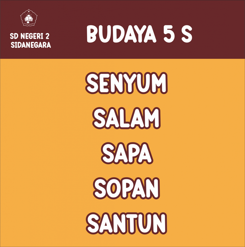 Budaya 5 S – SD Negeri 2 Sidanegara
